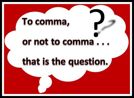 A quick informal guide to commas